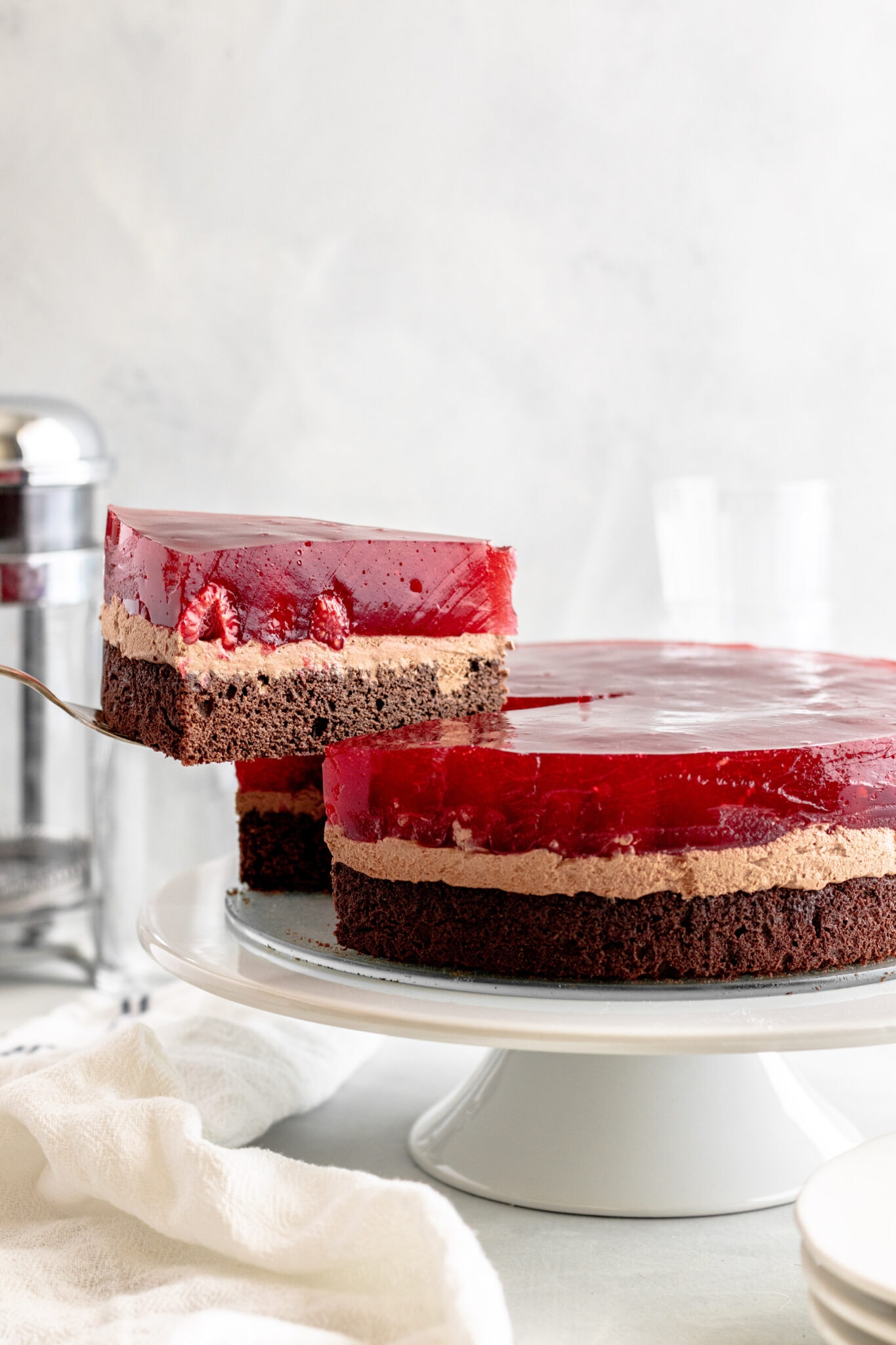 Chocolate Mousse Torte | Schokomousse Torte • Red Currant Bakery