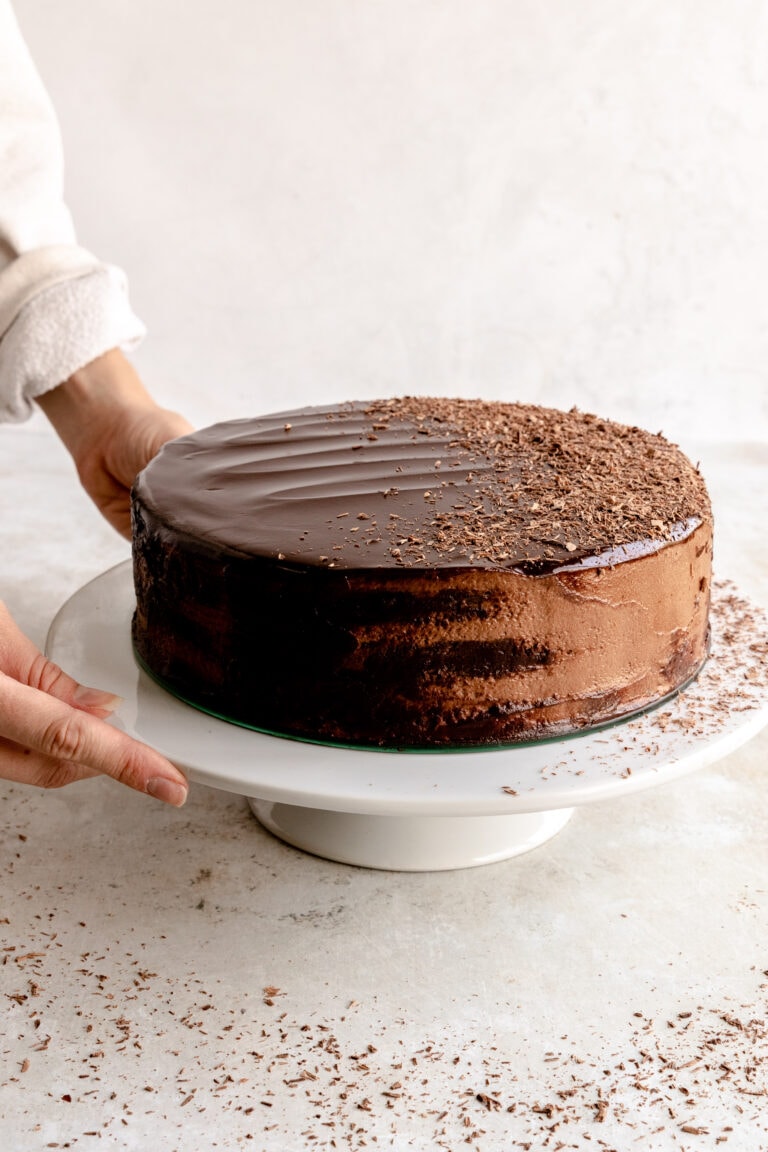 Chocolate Mousse Torte | Schokomousse Torte • Red Currant Bakery