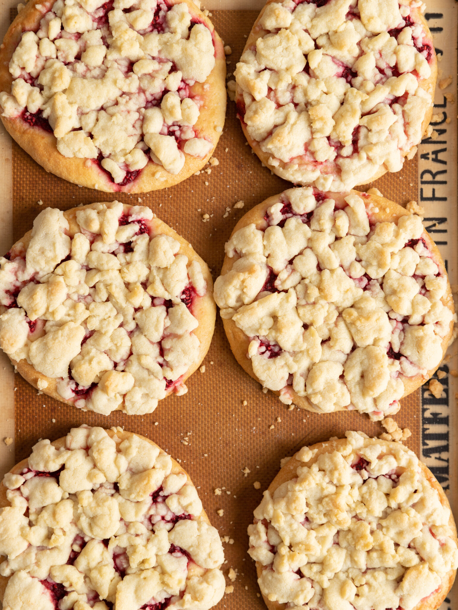 Raspberry Streusel Pastry (German Breakfast Pastry) • Red Currant Bakery