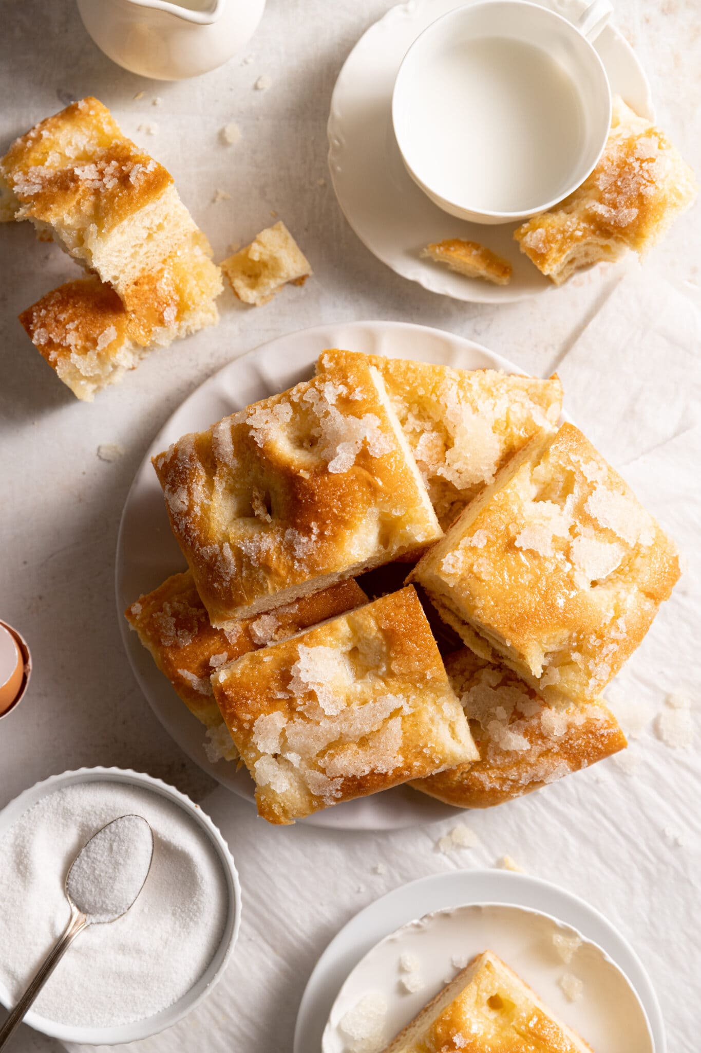 German Butter Cake (Butterkuchen) (butter cake) • Red Currant Bakery