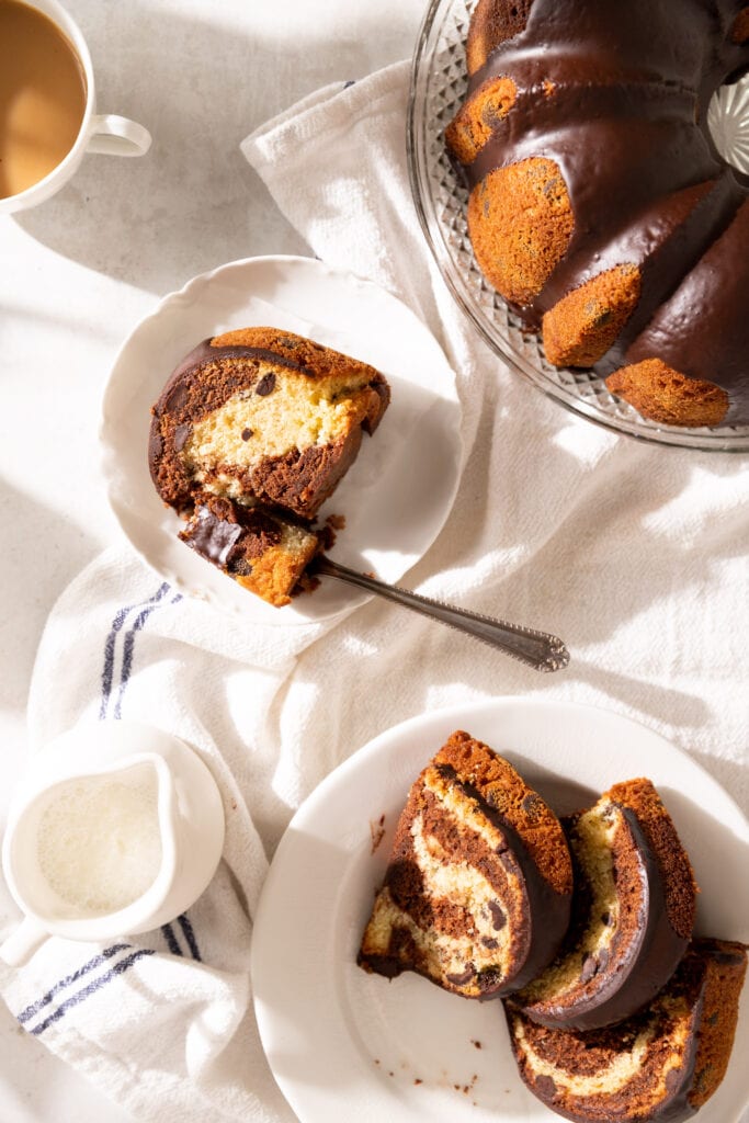 Marmorkuchen (Marble Bundt Cake) • Red Currant Bakery