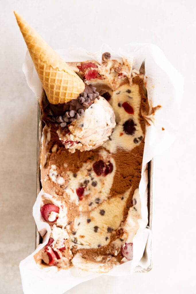 Black Forest Ice Cream • Red Currant Bakery