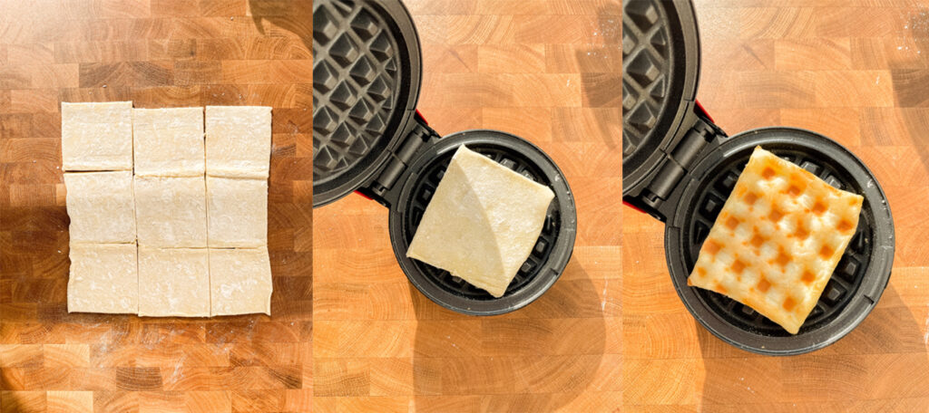 Puff Pastry Waffles • Red Currant Bakery