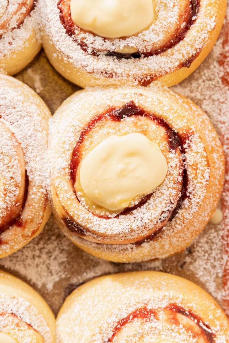 German Plum Rolls • Red Currant Bakery