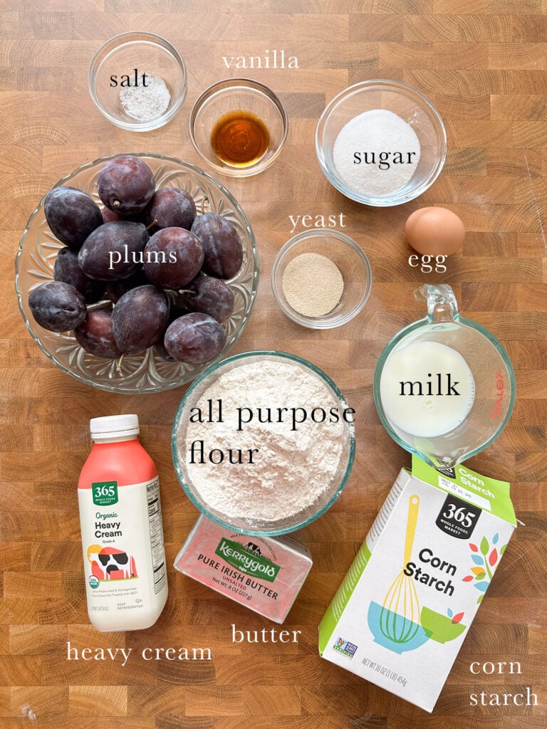 German Plum Rolls • Red Currant Bakery