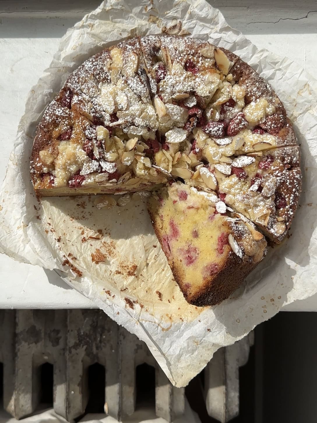 Raspberry coffee cake store