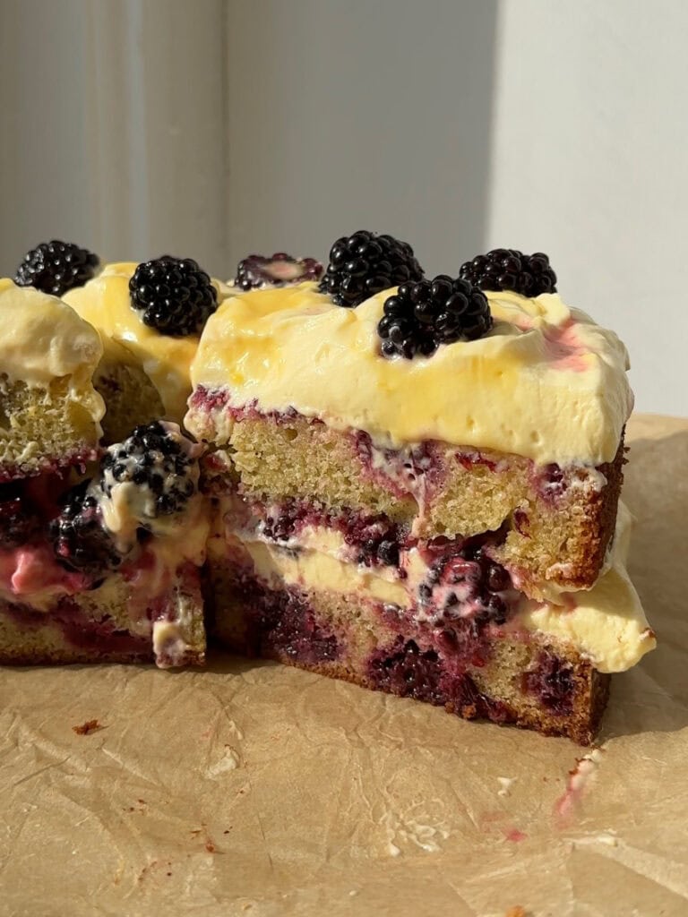 Lemon Blackberry Cake • Red Currant Bakery