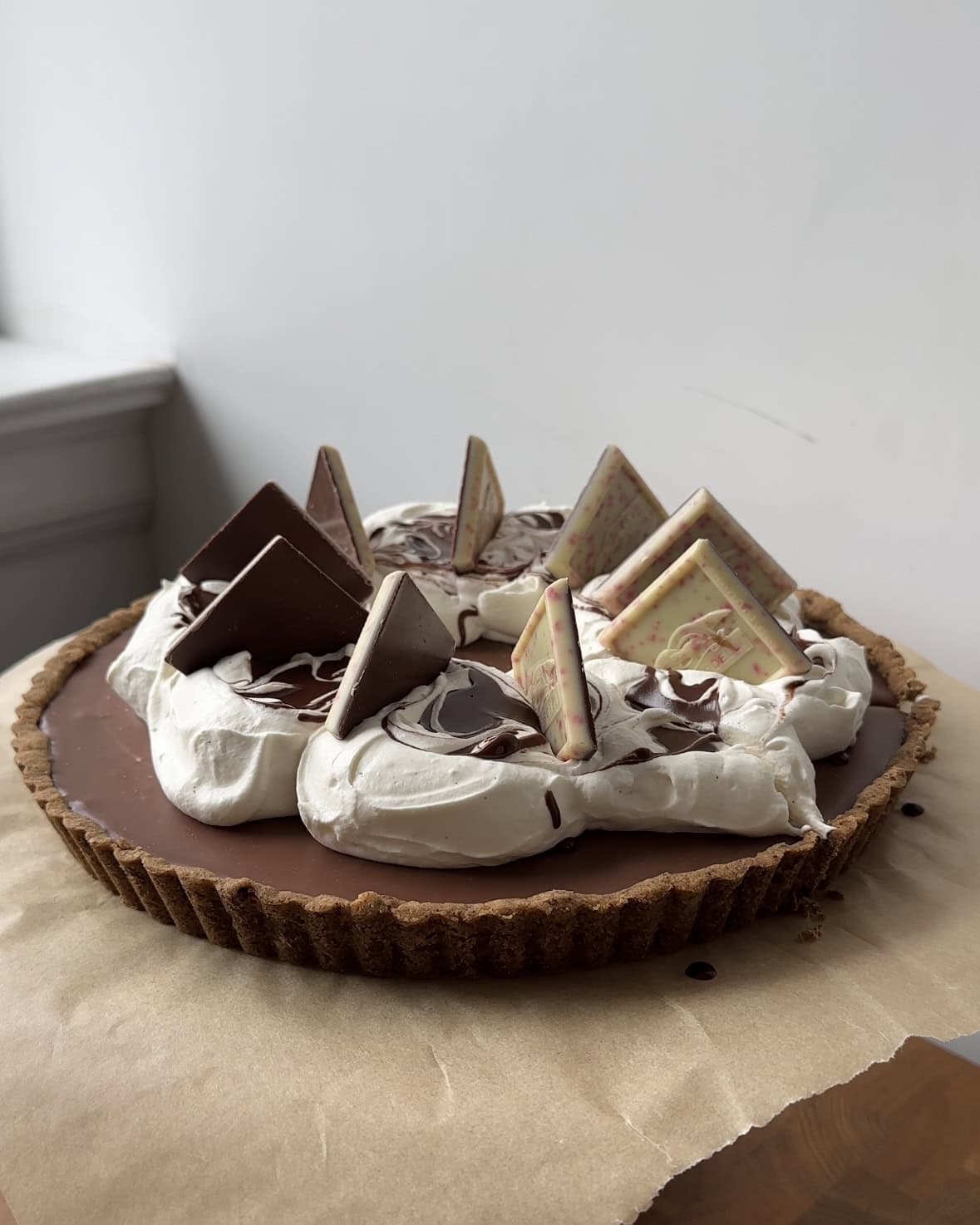 Peppermint Mocha Tart • Red Currant Bakery