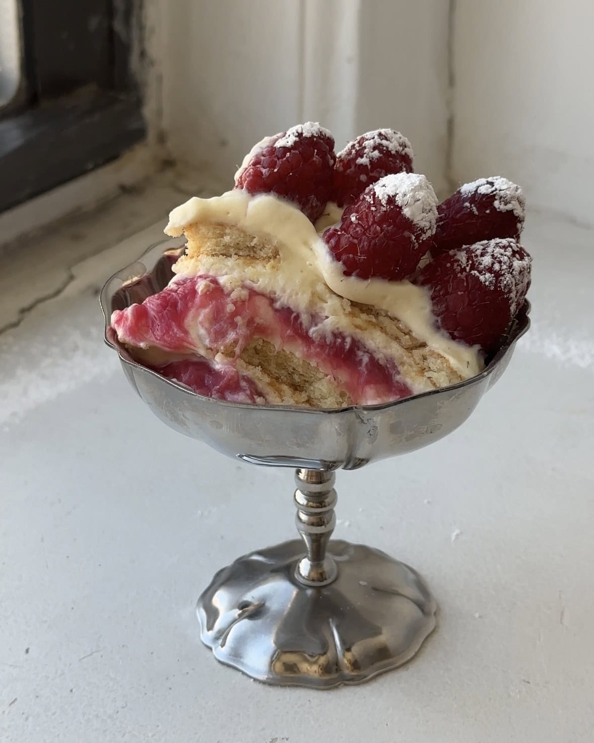 Rhubarb & Custard Trifle • Red Currant Bakery