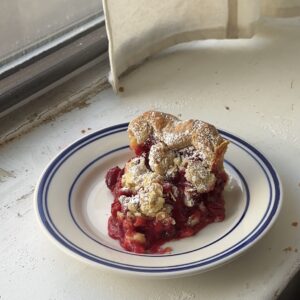Cranberry Raspberry Crumble Pie • Red Currant Bakery